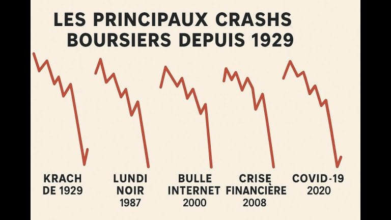 Retour historique des principaux crash boursiers de 1929, 1987, 2000 ...